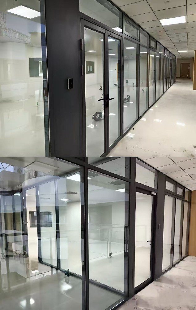 Office partitions, single-glass partitions, double-glass partitions ...