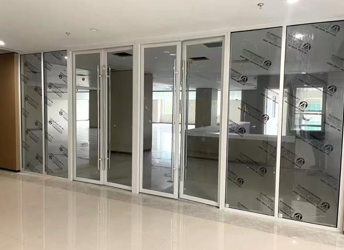 Office partitions, single-glass partitions, double-glass partitions ...