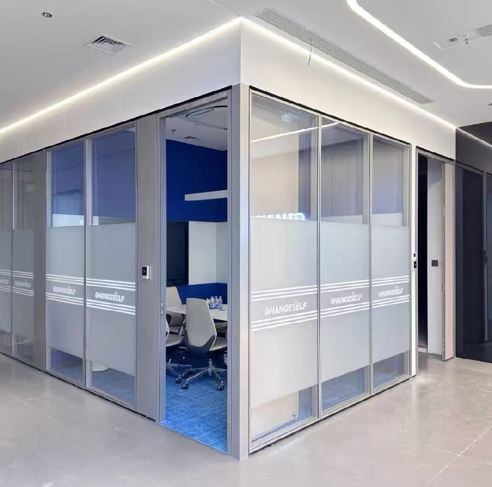 Office partitions, single-glass partitions, double-glass partitions ...